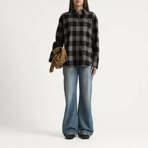 RÓHE Flannel Check Overshirt