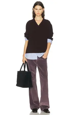 Acne Studios Karooniv Sweater In Brown