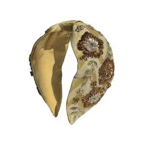 VETKA Neutrals Headband Amber Bloom - Gold
