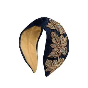 VETKA Headband Midnight Bloom - Blue
