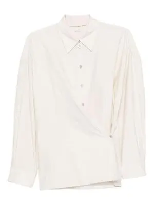 LEMAIRE Cotton And Silk Shirt - Multicolor