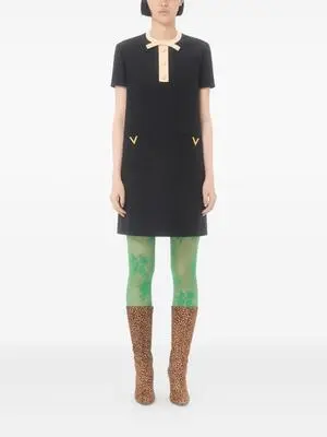 Valentino Garavani Wool And Silk Blend Dress