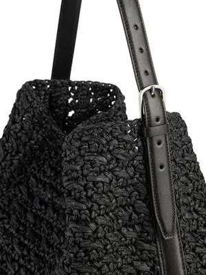 TOTEME Rafia Belted Tote Bag