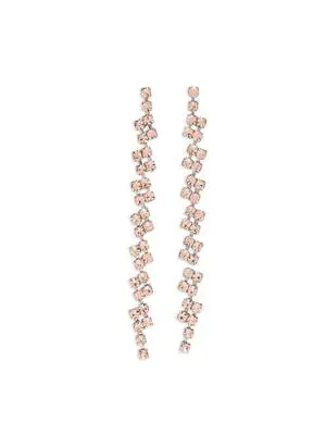 FORTE_FORTE Crystal Pendent Earrings - Multicolor