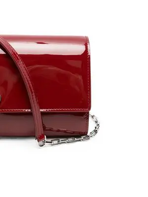 CHRISTIAN LOUBOUTIN Bettina Patent Leather Wallet On Chain - Multicolor