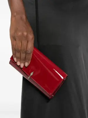 CHRISTIAN LOUBOUTIN Bettina Patent Leather Wallet On Chain - Multicolor