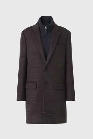 Mackage Skai-pl 3-in-1 Convertible Coat - Navy-coffee