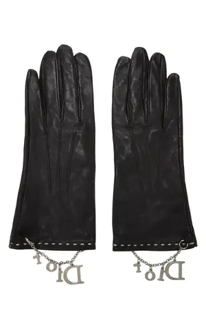 Dior Lambskin Gloves - Black