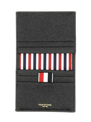 Thom Browne Portacarte Pieghevole Con Logo