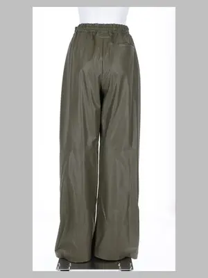 MAISON MARGIELA Pantalone Ampio In Ecopelle