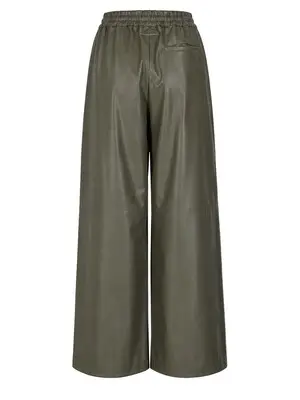 MAISON MARGIELA Pantalone Ampio In Ecopelle