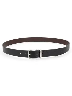 BOSS Cintura Reversibile "onavi" Con Logo - Black