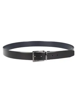BOSS Cintura Reversibile "gifflet" Con Logo - Black