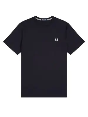 Fred Perry T-shirt Con Logo - Blue