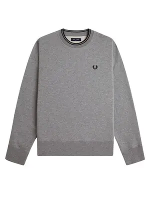 Fred Perry Felpa Con Logo - Grey