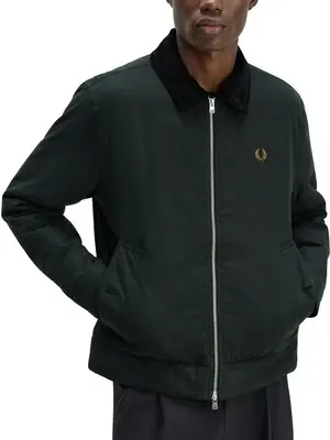 Fred Perry Giacca Caban Con Logo