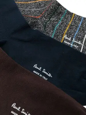 Paul Smith Spots Socks 3pack - Multicolor