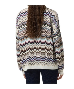 Missoni Zigzag-knit V-neck Cardigan
