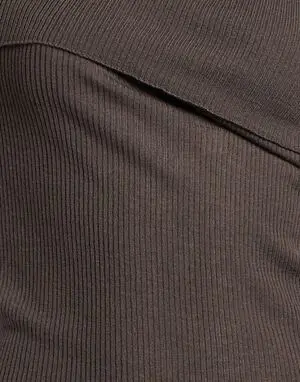 Rick Owens Solid-color Knitted One-shoulder Top