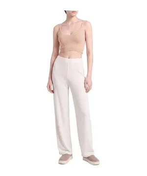 Max Mara Sleeveless V-neck Cropped Knit Top