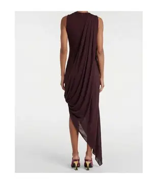 Victoria Beckham Asymmetric Draped Dress
