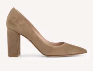 GIANVITO ROSSI Suede 85 Mm Pumps - Tan