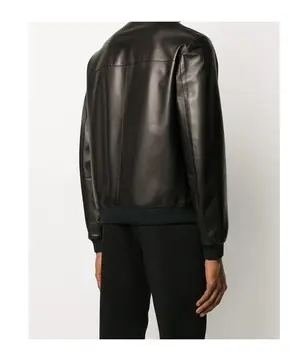 Prada Long-sleeved Leather Jacket