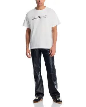 MAISON MARGIELA Straight Fit Coated Jeans
