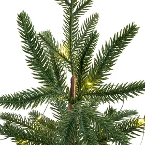 NEARLY NATURAL 4' Pre-lit Artificial Christmas Tree