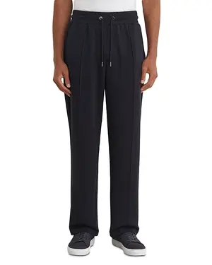 REISS Form Straight Fit Drawstring Jogger Pants - Navy