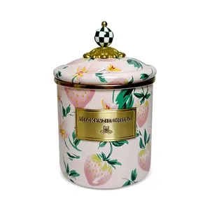 MACKENZIE-CHILDS Strawberry Small Canister - Multi