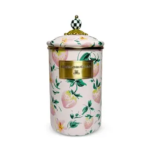 MACKENZIE-CHILDS Strawberry Large Canister - Multi