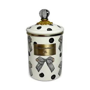 MACKENZIE-CHILDS As A Bow Medium Canister - Pretty