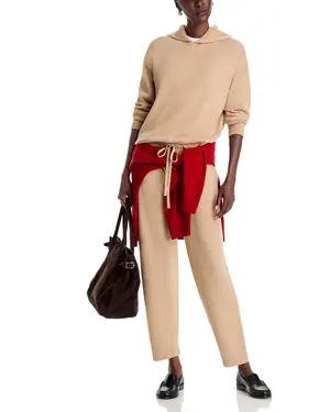 Vince Cotton Stretch Drawstring Jogger Pants - Camel
