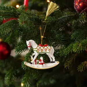 VILLEROY & BOCH Christmas Classics 2026 Rocking Horse Ornament
