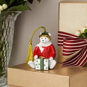 VILLEROY & BOCH Christmas Classics 2026 Teddy Bear Ornament