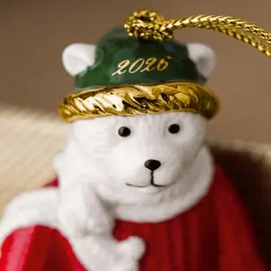 VILLEROY & BOCH Christmas Classics 2026 Teddy Bear Ornament