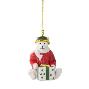 VILLEROY & BOCH Christmas Classics 2026 Teddy Bear Ornament