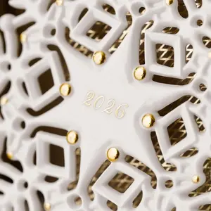 VILLEROY & BOCH Christmas Classics 2026 Snowflake Ornament