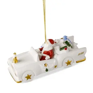 VILLEROY & BOCH Christmas Classics 2026 Santa In Car Ornament - Multi