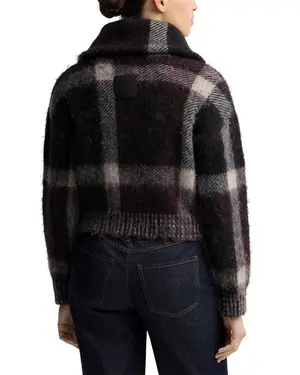 Barbour Carville Tartan Jacquard Bomber Jacket