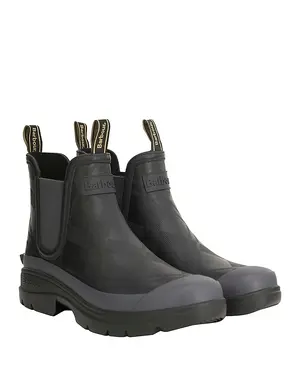 Barbour Breacon Chelsea Welly Boots - Black/dark
