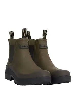 Barbour Breacon Chelsea Welly Boots - Olive