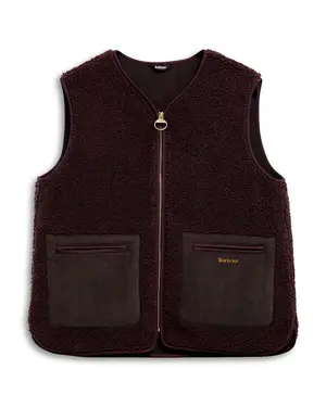 Barbour Bainford Fleece Vest - Fig