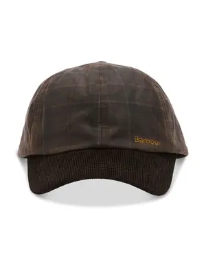 Barbour Arlene Waxed Cotton Baseball Cap