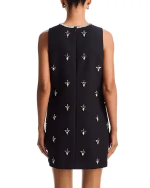 Aqua Crystal Embellished Mini Dress Exclusive