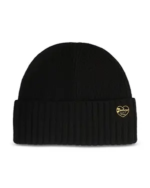 Barbour Annette Wool & Cashmere Knit Beanie Black
