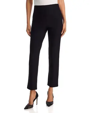 Aqua Ponte Slim Stretch Pants Exclusive - Black