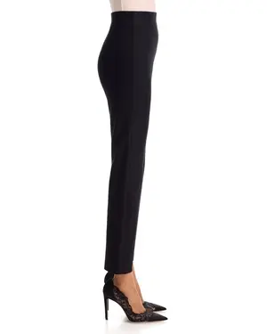 Aqua Ponte Slim Stretch Pants Exclusive - Black