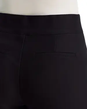 Aqua Ponte Slim Stretch Pants Exclusive - Black